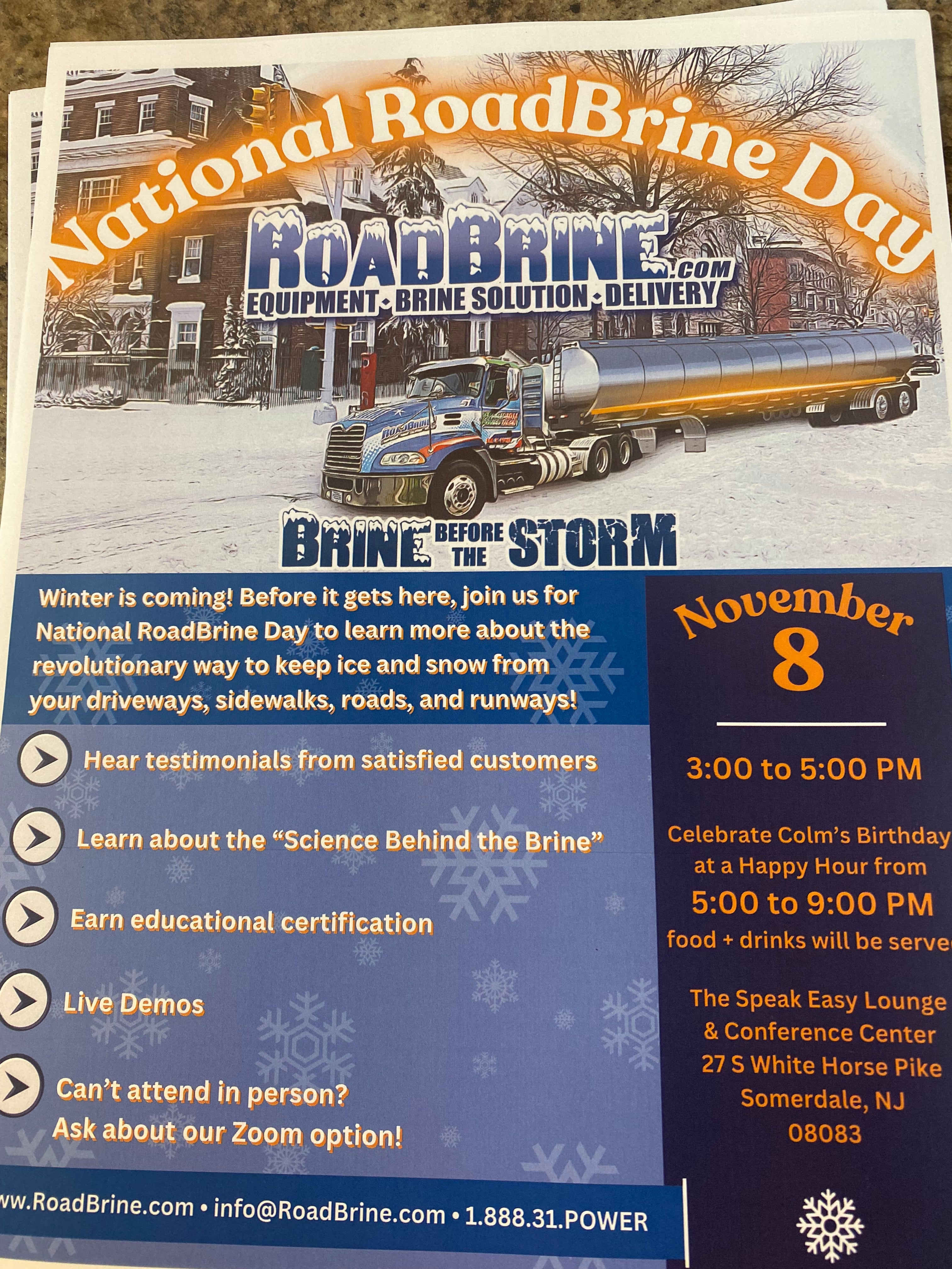 National Raod Brine Day